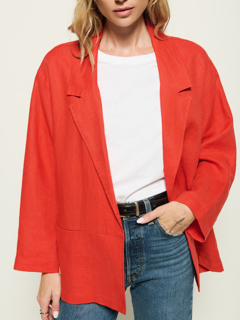 Beatrice Blazer - Aurora Red | Nation Los Angeles