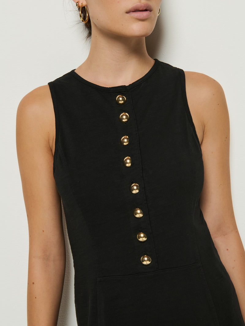 Jayna Mini Dress - Jet Black | Nation Los Angeles