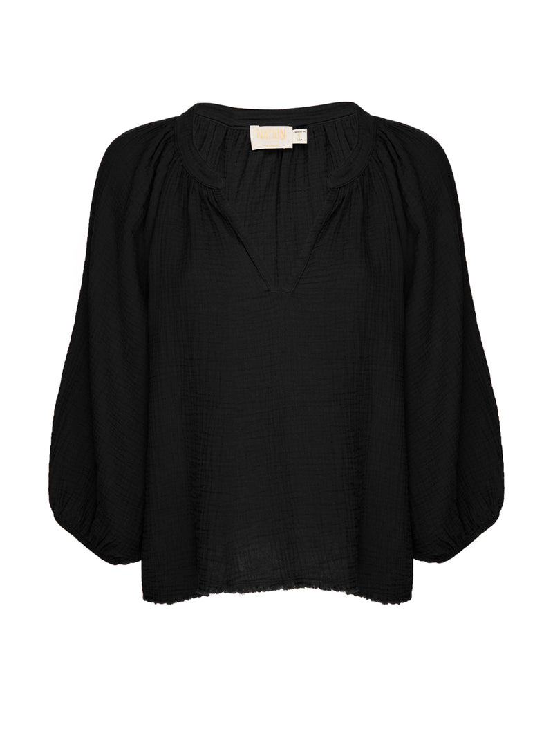 Mimi Blouse - Black | Nation Los Angeles