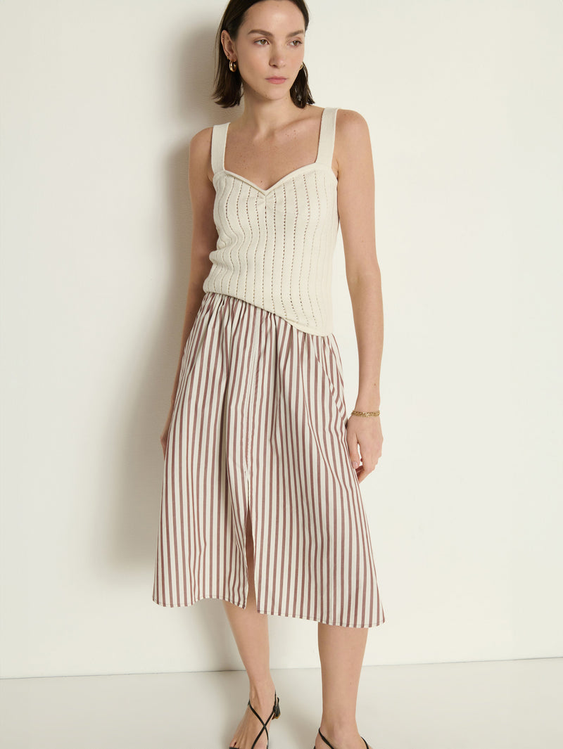 Cali Sweater Tank - Porcelain | Nation Los Angeles