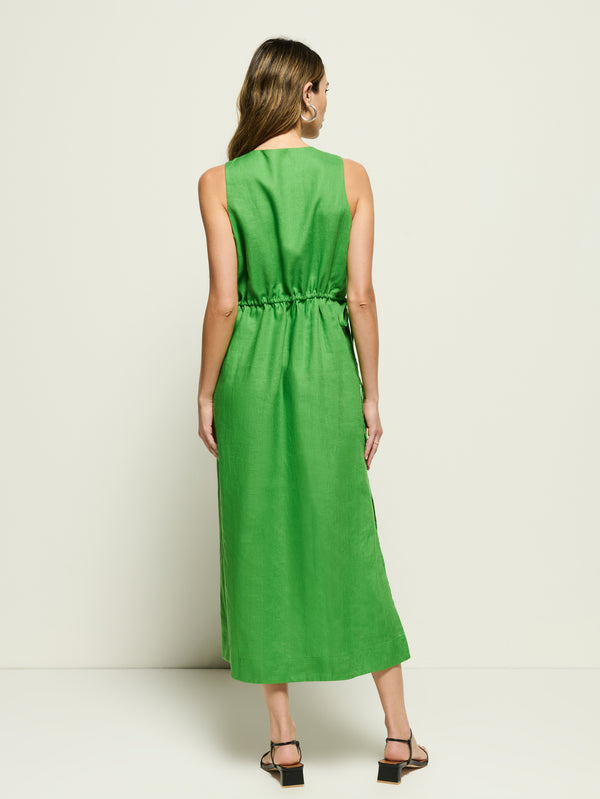 Haydee Midi Dress - Lime | Nation Los Angeles