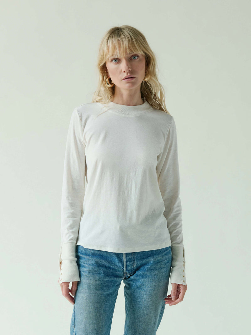 Joni Long Sleeve - White | Nation Los Angeles
