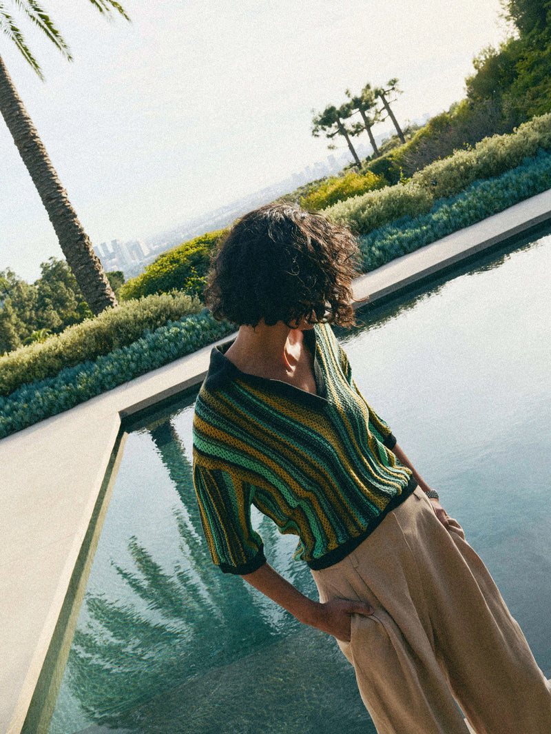 Leonora Top - Jungle Stripe | Nation Los Angeles
