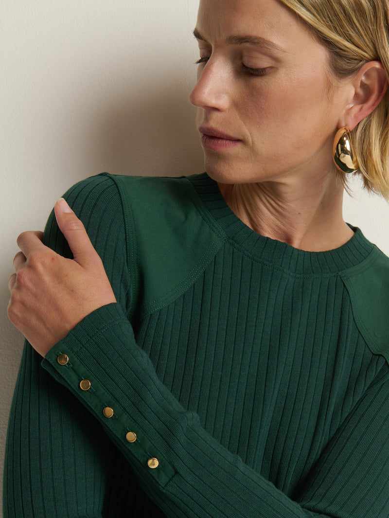 Maxine Long Sleeve Pine | Nation Los Angeles