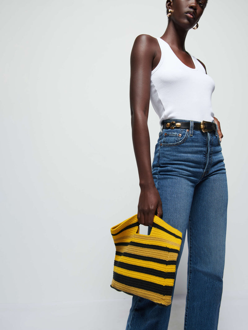 Seaside Bag - Sulphur Stripe | Nation Los Angeles