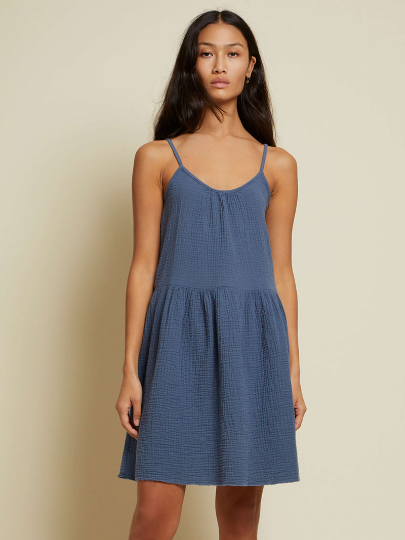 Addie Dress - Denim Blue | Nation Los Angeles